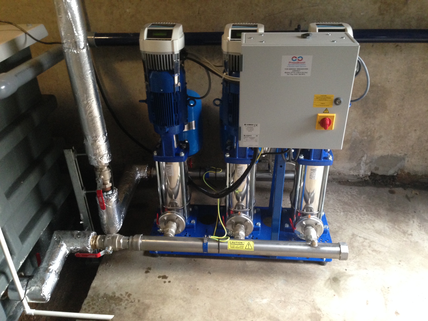 Booster Unit and Tank Install - PressBoost Ltd