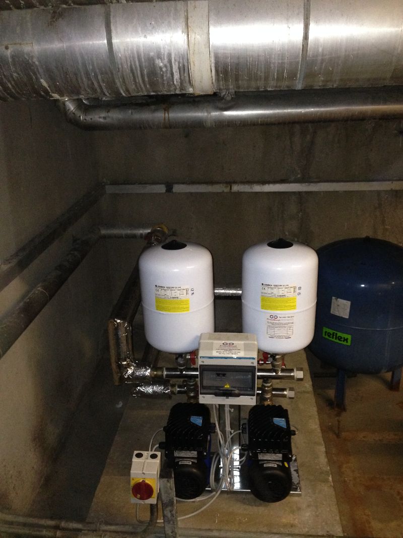 Drinking Water Booster Unit Install - PressBoost Ltd