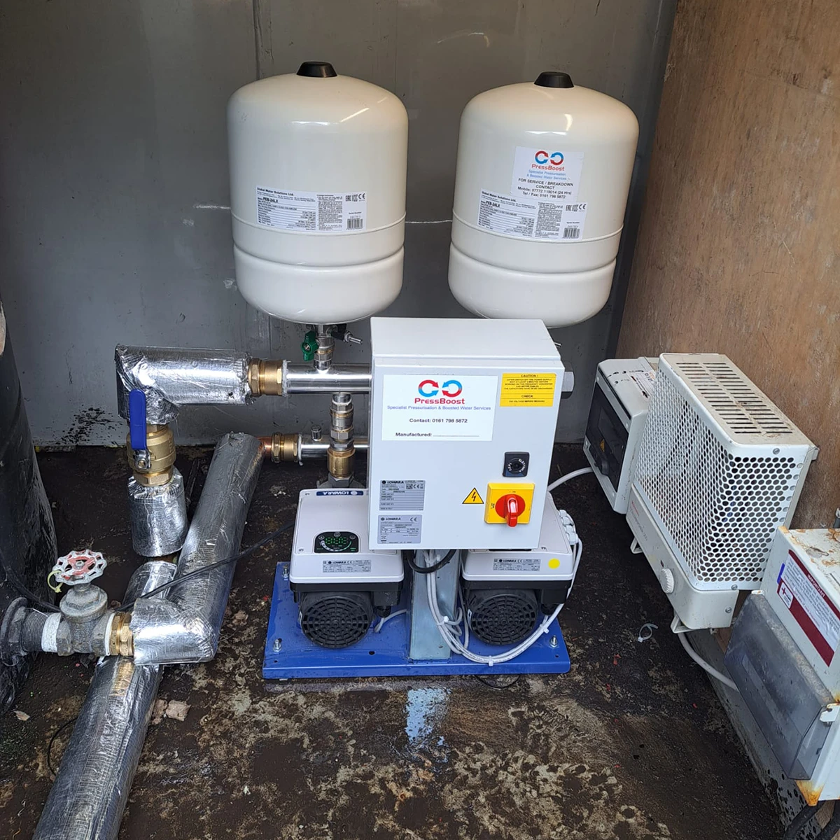 Lowara Booster Set Install - Cumbria - PressBoost Ltd | Specialist ...