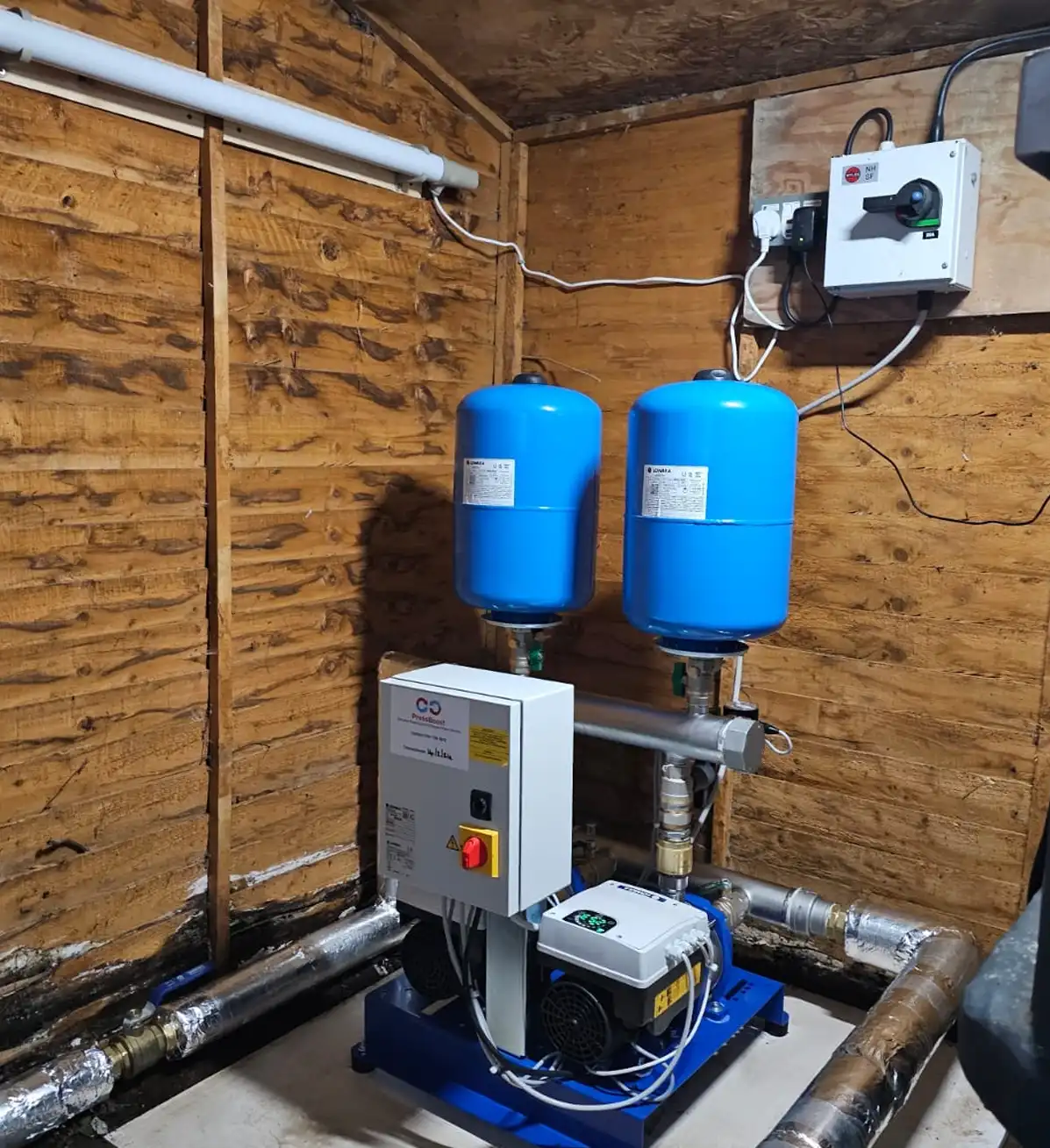 Variable Speed Cold Water Booster Set Installation Central London ...